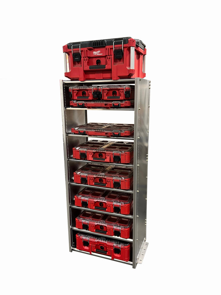 60" Van Rack, works with Milwaukee Packout. – Valley Metal